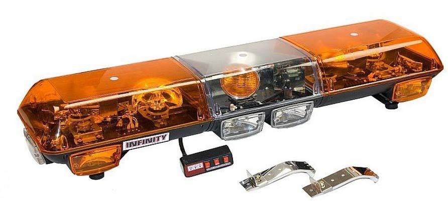 halogen rotating lightbar/ amber revolving lightbar / warning rotator ...