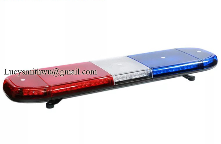 48'' 3W Led warning lightbar /88 Red Blue LED Light Bar Fit For Police ...