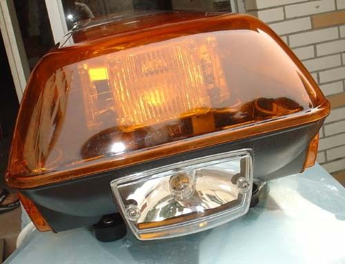 halogen rotating lightbar/ amber revolving lightbar / warning rotator ...